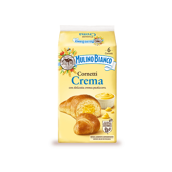 Cornetti alla Crema: dolci brioche ripiene | Mulino Bianco