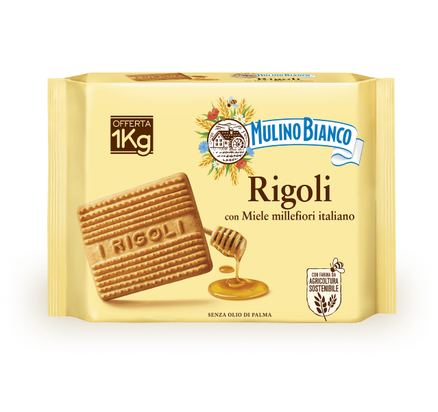 Rigoli: Biscotti frollini con Latte e Miele | Mulino Bianco