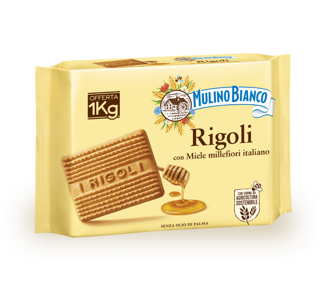 Rigoli: Biscotti frollini con Latte e Miele | Mulino Bianco