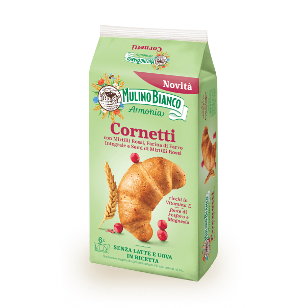 Cornetti con Mirtilli Rossi e Farina di Farro Integrale | Mulino Bianco